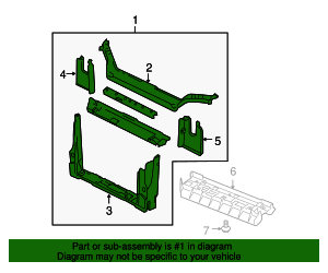 15871561 GM Radiator Support | GM Parts Store