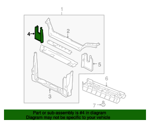 1997-2008 GM Extension 15871562 | GMPartsDirect.com