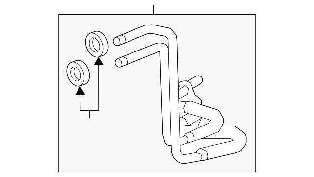 2017-2019 Cadillac XT5 Automatic Transmission Fluid Cooler Inlet and ...
