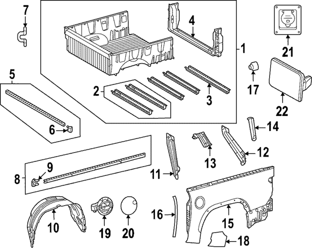 2022-2024 Toyota Tundra Cargo Lamp 8151A-0C010 | Toyota Parts Center