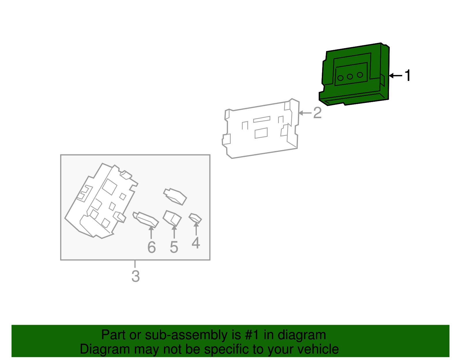 2012-2017 GM (Replaces 13586273) Body Control Module 13534183 GM ...