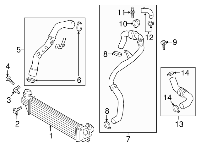 G3GZ-6K775-A - Inter-Cooler 2017-2020 Ford | Group 1 Auto Parts