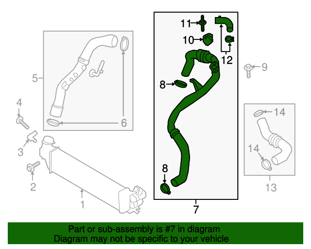 2017-2020 Ford Duct Assembly GD9Z-6C646-A | Ford OEM Parts Outlet