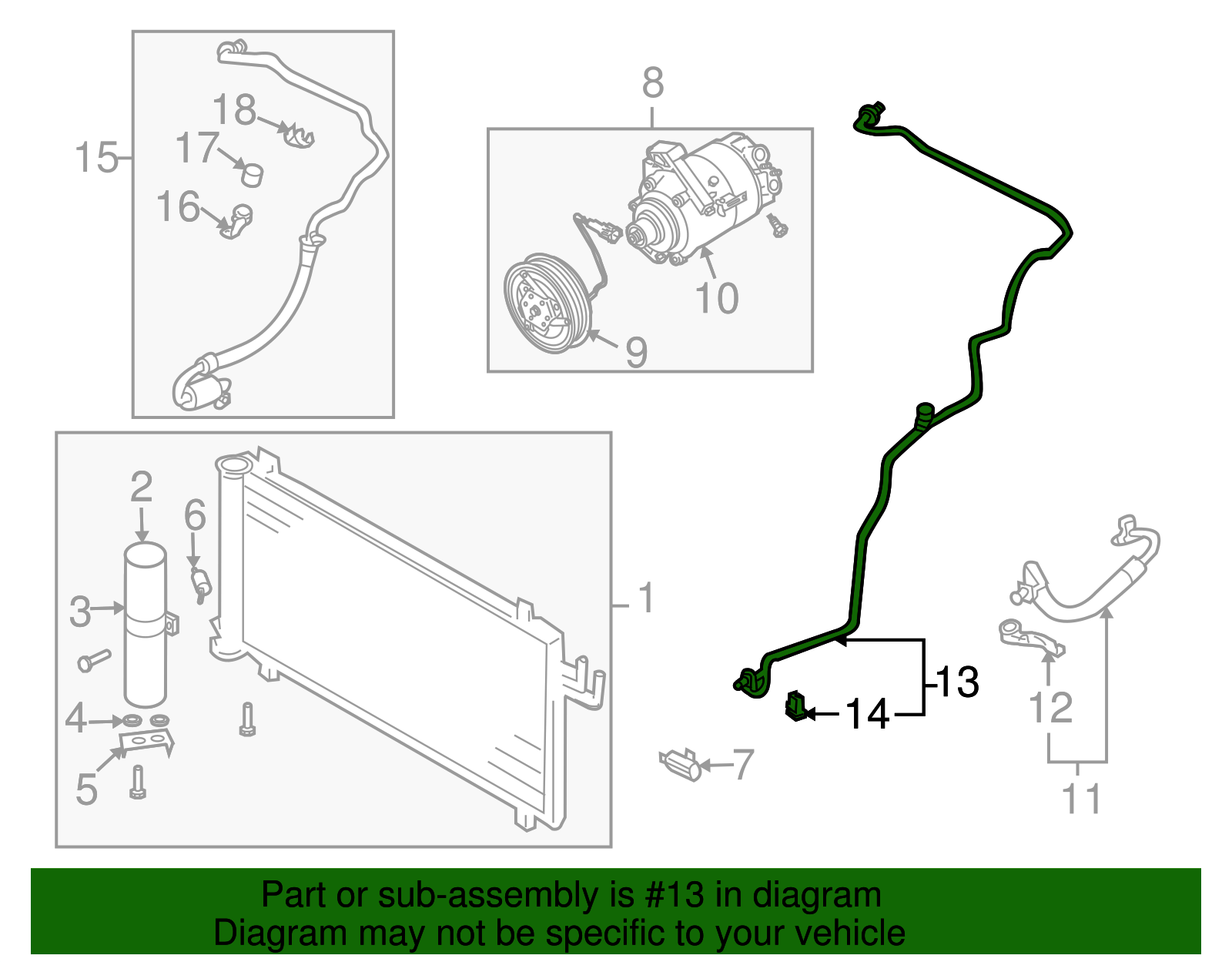 2003-2007 Nissan 350Z Pressure Line 92440-CD000 | OEM Parts Online