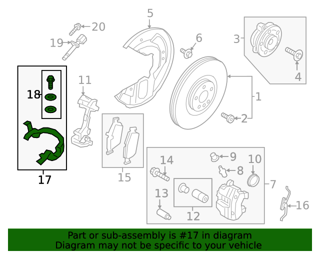 32246004 - Brake Hose - 2017-2020 Volvo | Volvo OEM Parts Direct