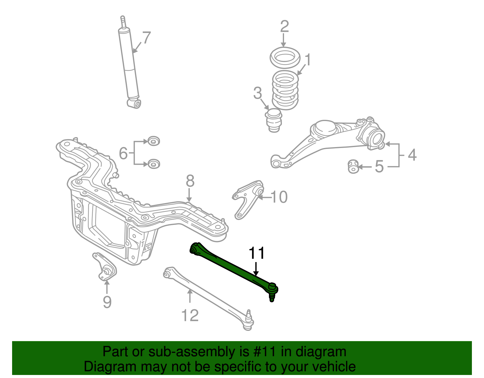 EC01-28-600D - Upper Control Arm 2001-2008 Mazda Tribute | Florida ...