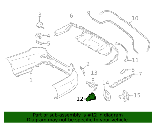 213-490-98-06 - Bumper Cover Heat Shield 2021 Mercedes-Benz E 63 AMG® S ...