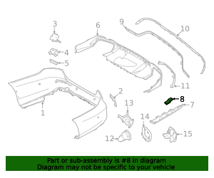 213-885-89-05 - Bumper Cover Support Rail Bracket 2021 Mercedes-Benz E ...