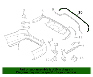 213-885-64-05 - Bumper Trim 2021-2023 Mercedes-Benz | Mercedes-Benz USA ...