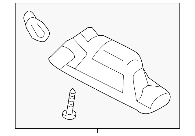 2018-2021 Hyundai License Lamp 92501-J9100 | Retail Performance Auto Parts