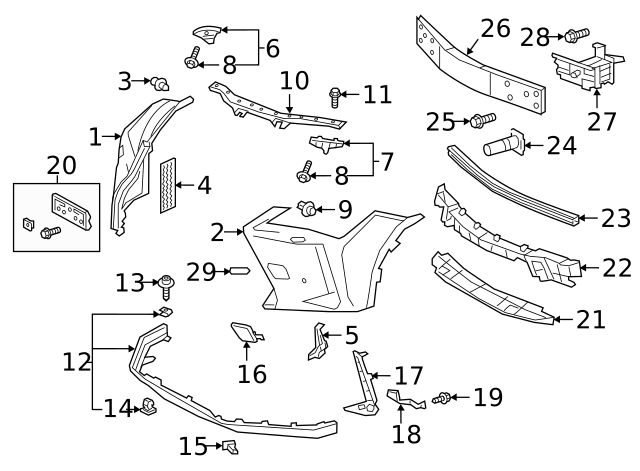 52127-76907 - Hole Cover 2019-2024 Lexus | Lexus Parts Outlet
