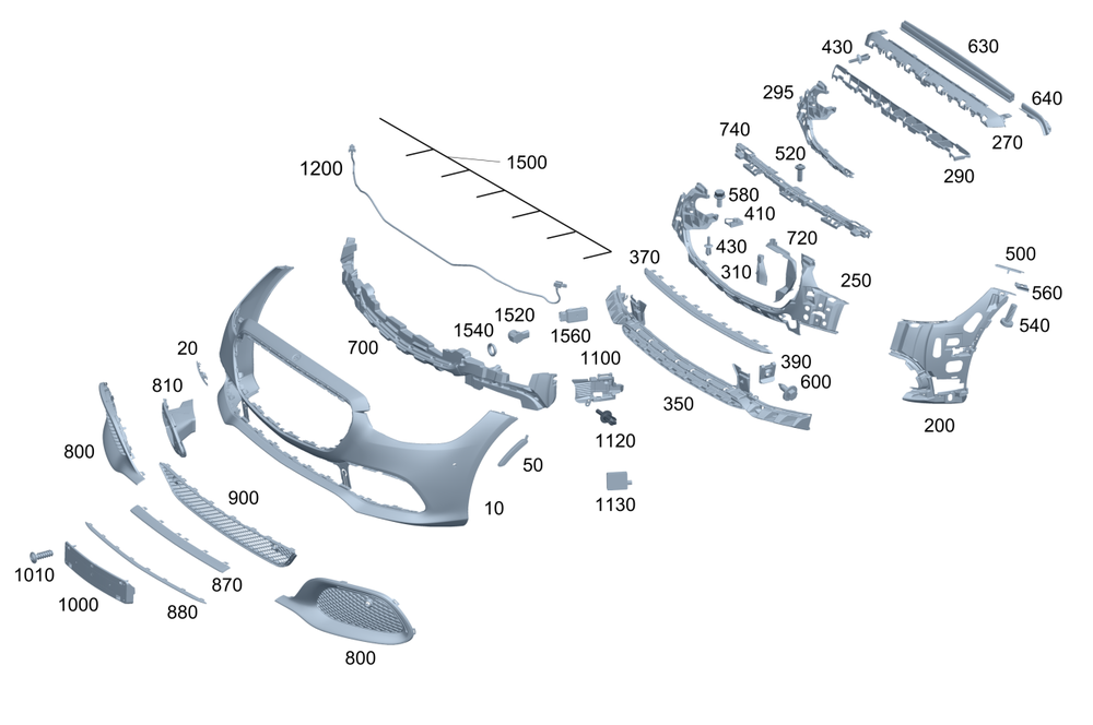 2021-2025 Mercedes-Benz Cover 2238805503 | Mercedes-Benz Parts