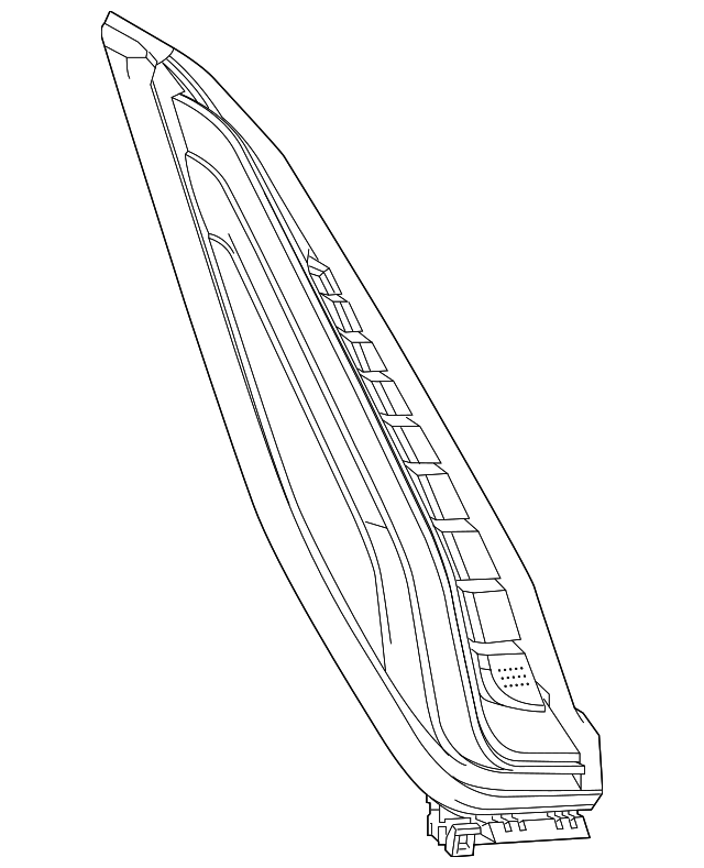 2019-2022 Cadillac XT4 Tail Lamp 84864833 | GMPartsDirect.com