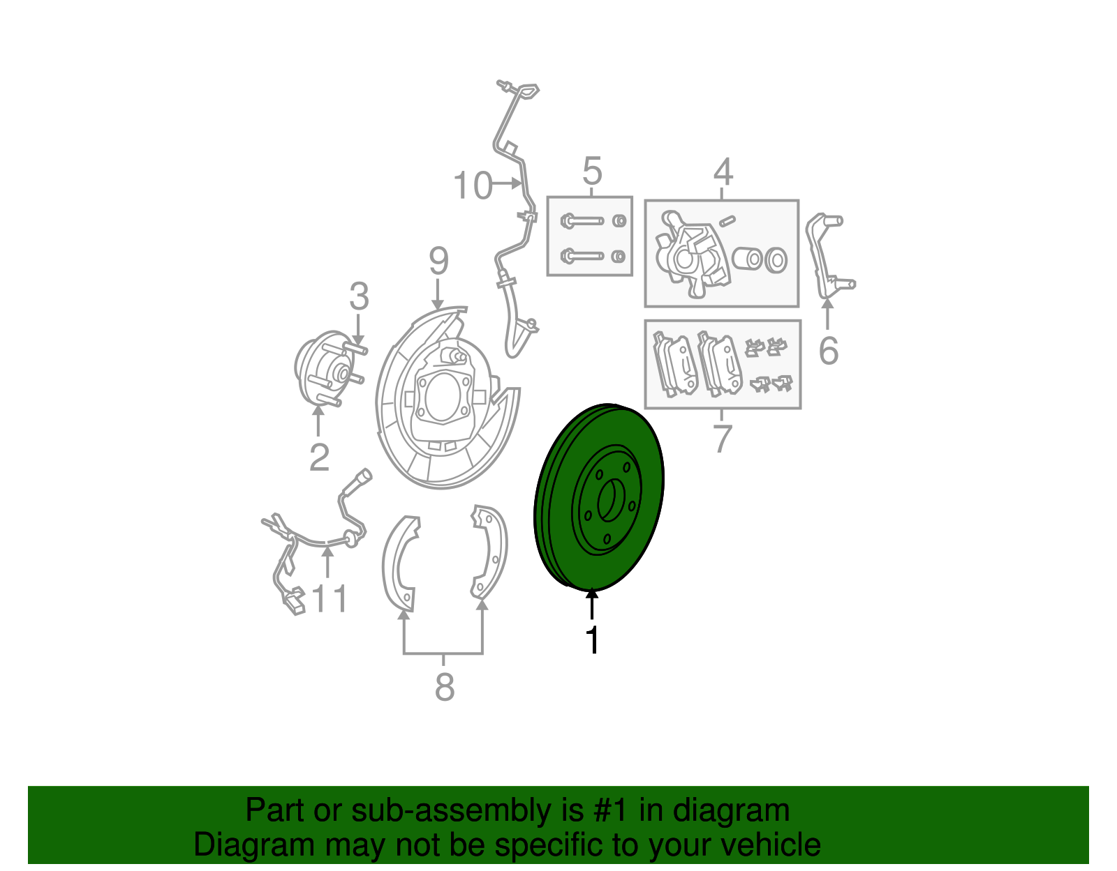 2007-2017 Mopar Rotor 05105515AA | Mopar Parts Canada