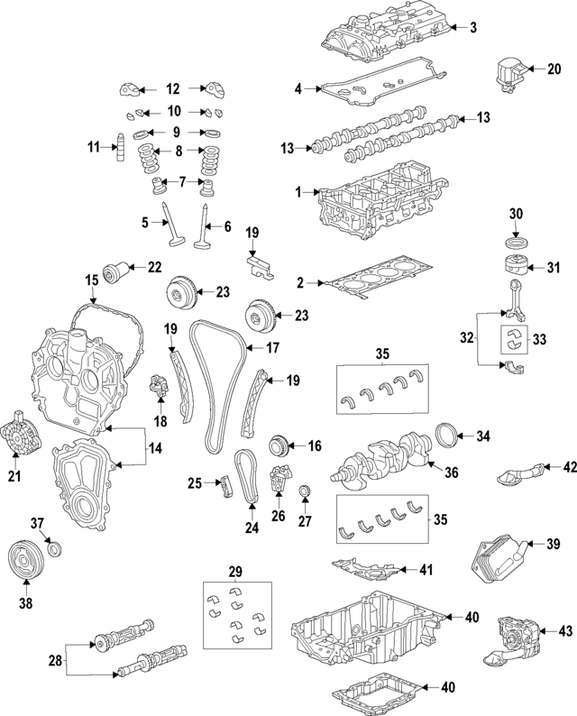 2019-2024 GM Camshaft Sprocket Bolt 55512050 GM | GMPartsDirect.com