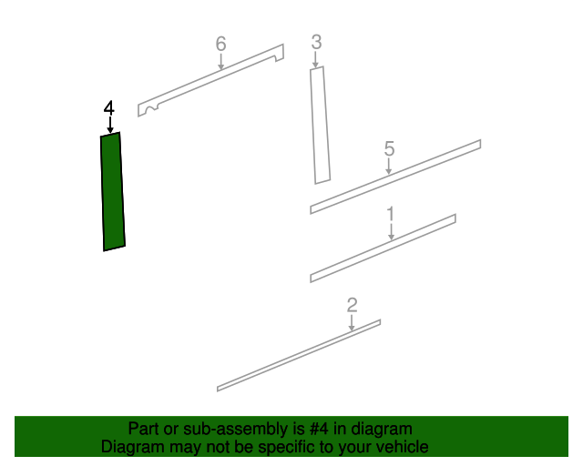 2008-2020 Mopar Applique 05020668AA | Shop Chrysler Parts Canada