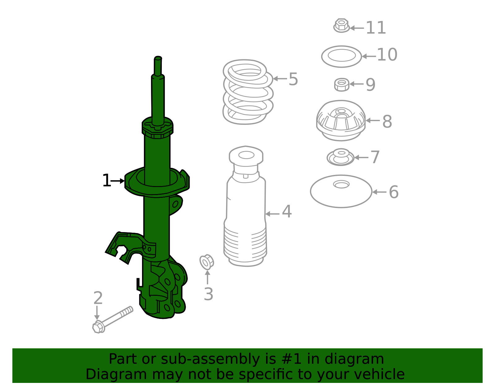 E4302-5RW0B - 2020-2024 Nissan Kicks - Strut | World OEM Parts Nissan