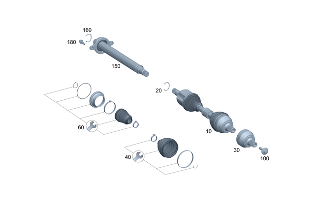 177-330-09-02 - Side Shaft 2020-2021 Mercedes-Benz A35 AMG | Mercedes ...
