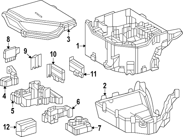 8274042090 - Fuse & Relay Box 2023-2024 Subaru Solterra | Subaru ...