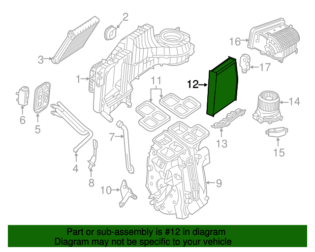 246-830-00-18 - Filter - 2014-2020 Mercedes-Benz | BuyMercedesPartsNow