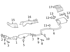 2019-2022 Toyota Corolla Front Pipe 17410-37500 | OEM Parts Online