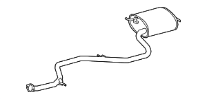 17430-0T330 - Muffler & Pipe - 2020-2022 Toyota Corolla | Sparks Parts