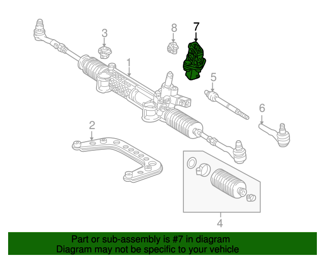 210-460-02-10 - Steering Shaft Universal Joint 1992-2003 Mercedes-Benz ...