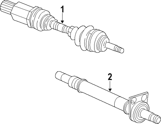 2011-2018 Dodge Journey Intermediate Shaft 68066180AA | We R Mopar