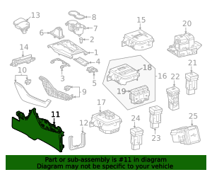 58816-0E190-E0 - Console Panel 2020-2022 Toyota Highlander | AutoNation ...