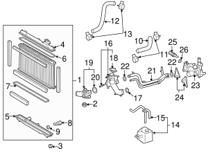 2006-2011 Lexus Radiator Assembly 16400-31370 | OEM Parts Online