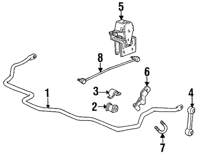 Genuine BMW 33-55-1-136-426 | Stabilizer Bar Link | FREE Shipping on ...