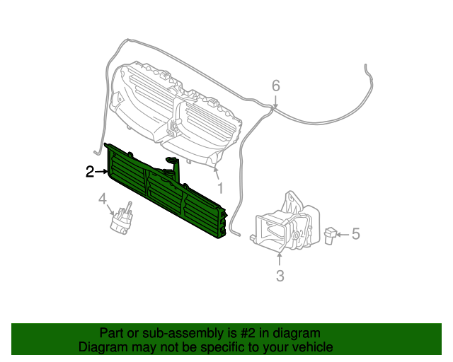 51117178119 - 2008-2010 BMW Lower Duct (51-11-7-178-119) | BMW of South ...