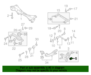2010-2015 Hyundai Suspension Knuckle Bushing 55257-2P000 | OEM Parts Online