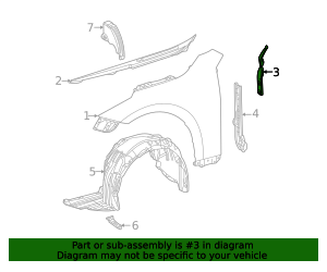 2021-2022 Toyota Mirai Protector 53828-62020 | Toyota Parts Center