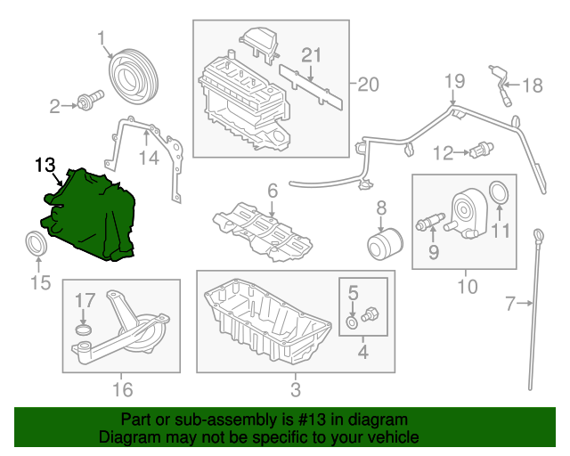 2013-2020 Ford Oil Pump BM5Z-6600-A | OEM Parts Online