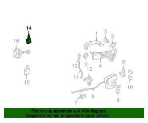 203-730-06-37 - Upper Hinge 2001-2007 Mercedes-Benz | Mercedes-Benz USA ...