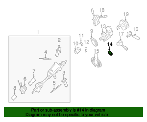 221-540-11-17 - Angle Sensor 2011-2014 Mercedes-Benz | Mercedes-Benz ...