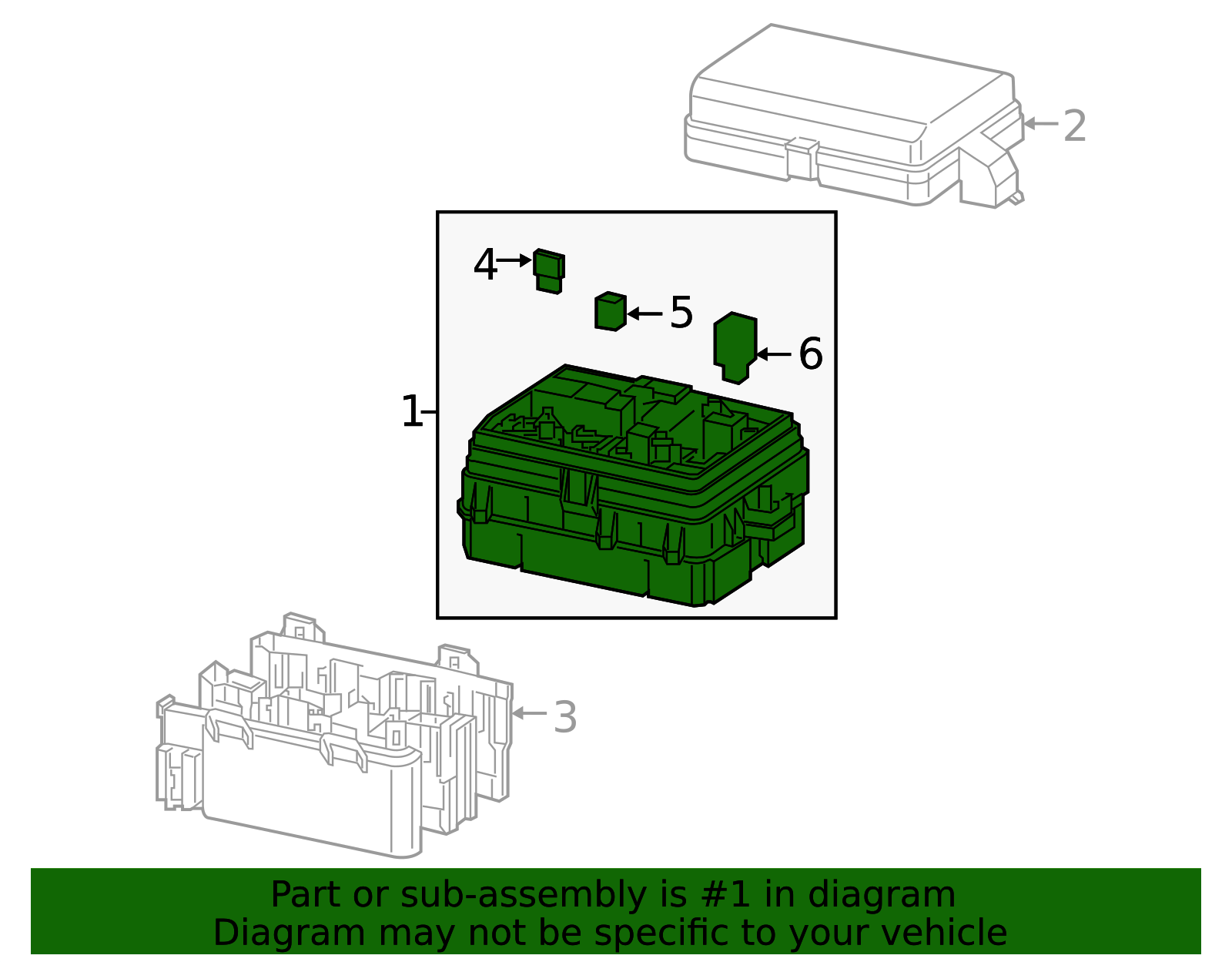 2019-2022 GM Engine Wiring Harness Junction Block 86771158 GM ...
