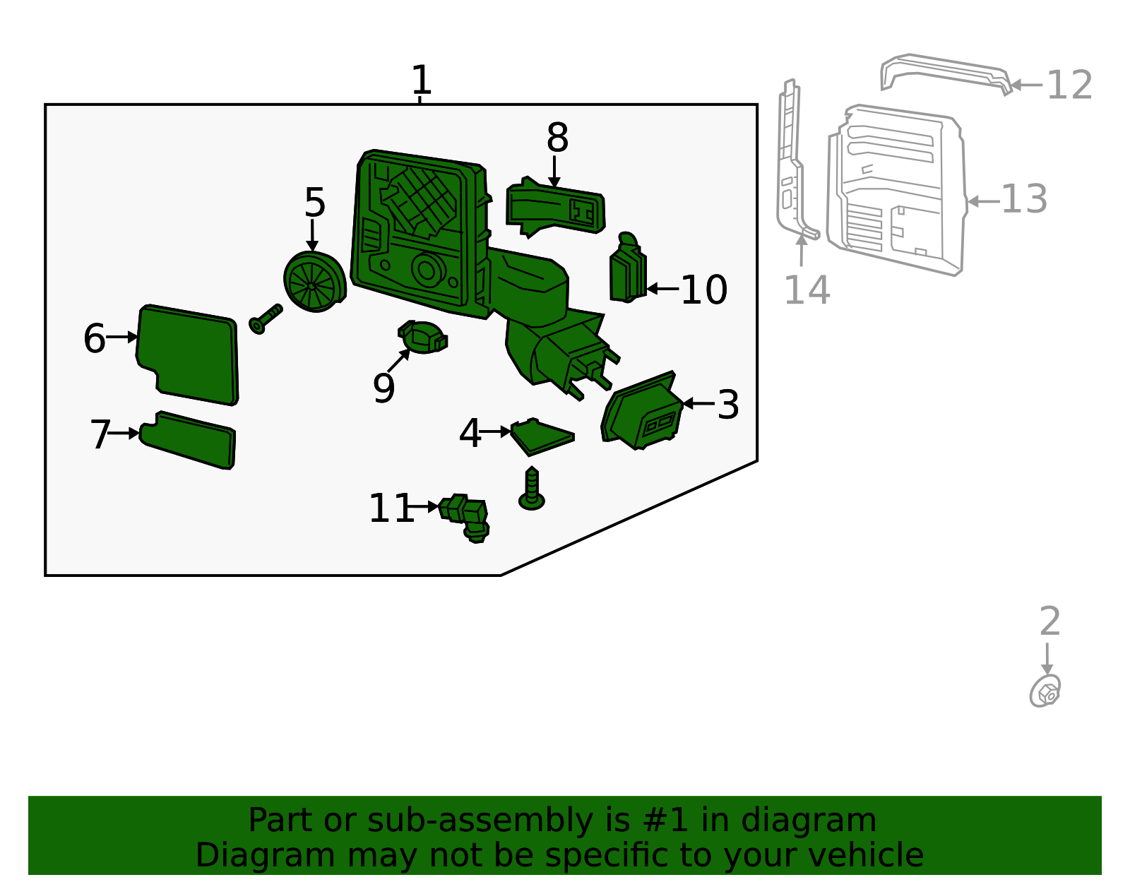 2020-2025 GM Mirror Assembly 86824010 | OEM Parts Online
