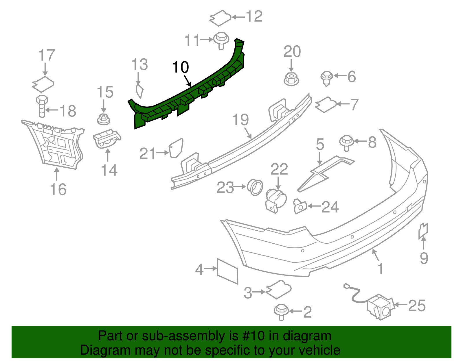 51127058522 - 2006-2011 BMW Center Support (51-12-7-058-522) | BMW of ...