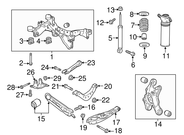 2018-2020 Buick Envision Upper Control Arm - Driver's Side (LH ...