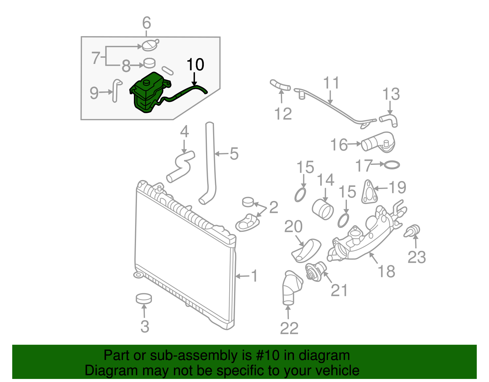 25451-4D600 - Overflow Hose 2006-2014 Kia Sedona | Kia.Parts Store