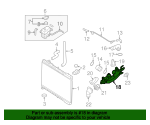 2006-2010 Kia Water Inlet 25631 3C100 | OEM Parts Online