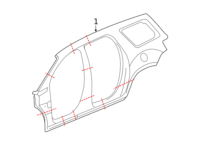 2018-2024 Chevrolet Uniside Panel 84689017 GM | GMPartsDirect.com