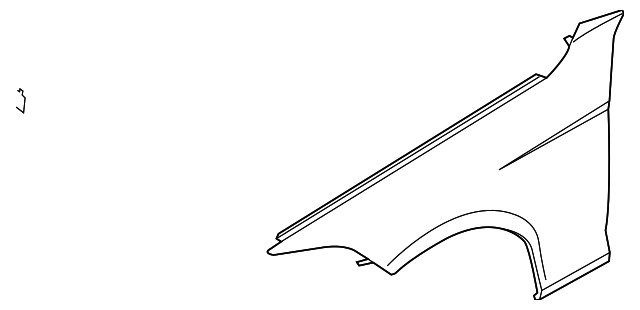 41009621597 - 2012-2019 BMW Fender (41-00-9-621-597) | BMW of South ...