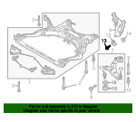 2014-2020 Mazda Lower Control Arm Mount Bolt 9YA0-21-01H | MazdaSwag