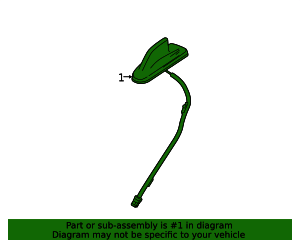 85642493 - Black High Frequency Antenna AutoNationParts.com