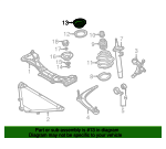 31326769667 - 1997-2010 BMW Upper Spring Pocket (31-32-6-769-667) | BMW ...