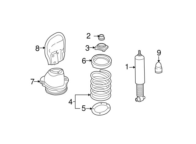 8646865 - Coil Spring 2003-2007 Volvo | AutoNationParts.com