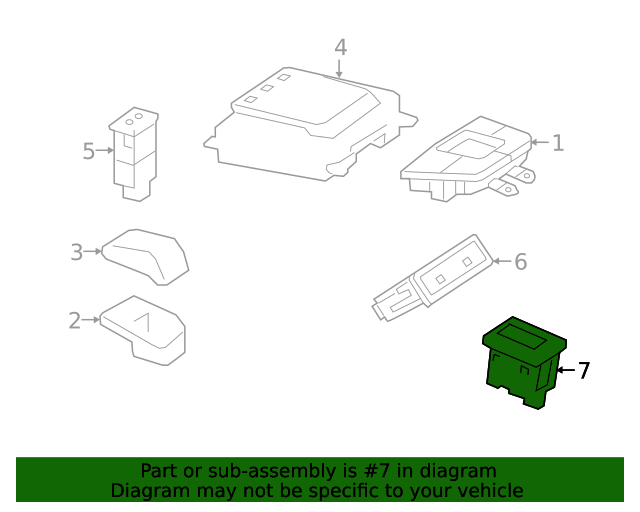 247-820-78-02 - Audio Auxiliary Jack 2021-2023 Mercedes-Benz ...